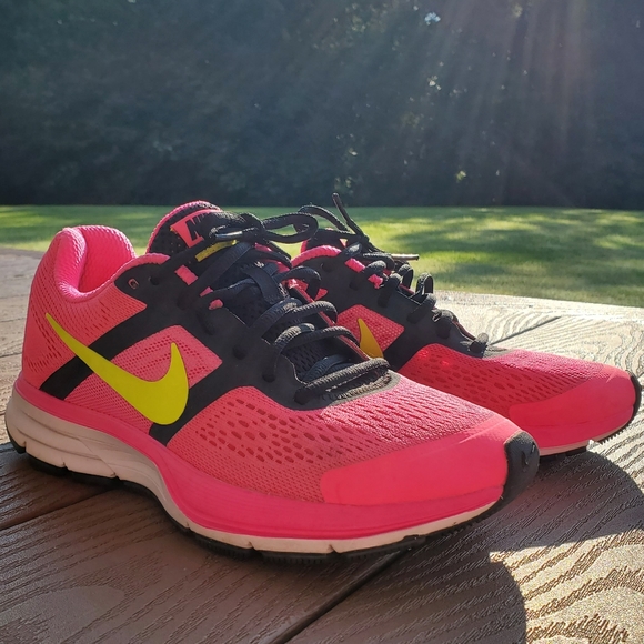 Nike | Shoes | Neon Pink Green Pegasus 3s Nike Running Sneakers | Poshmark